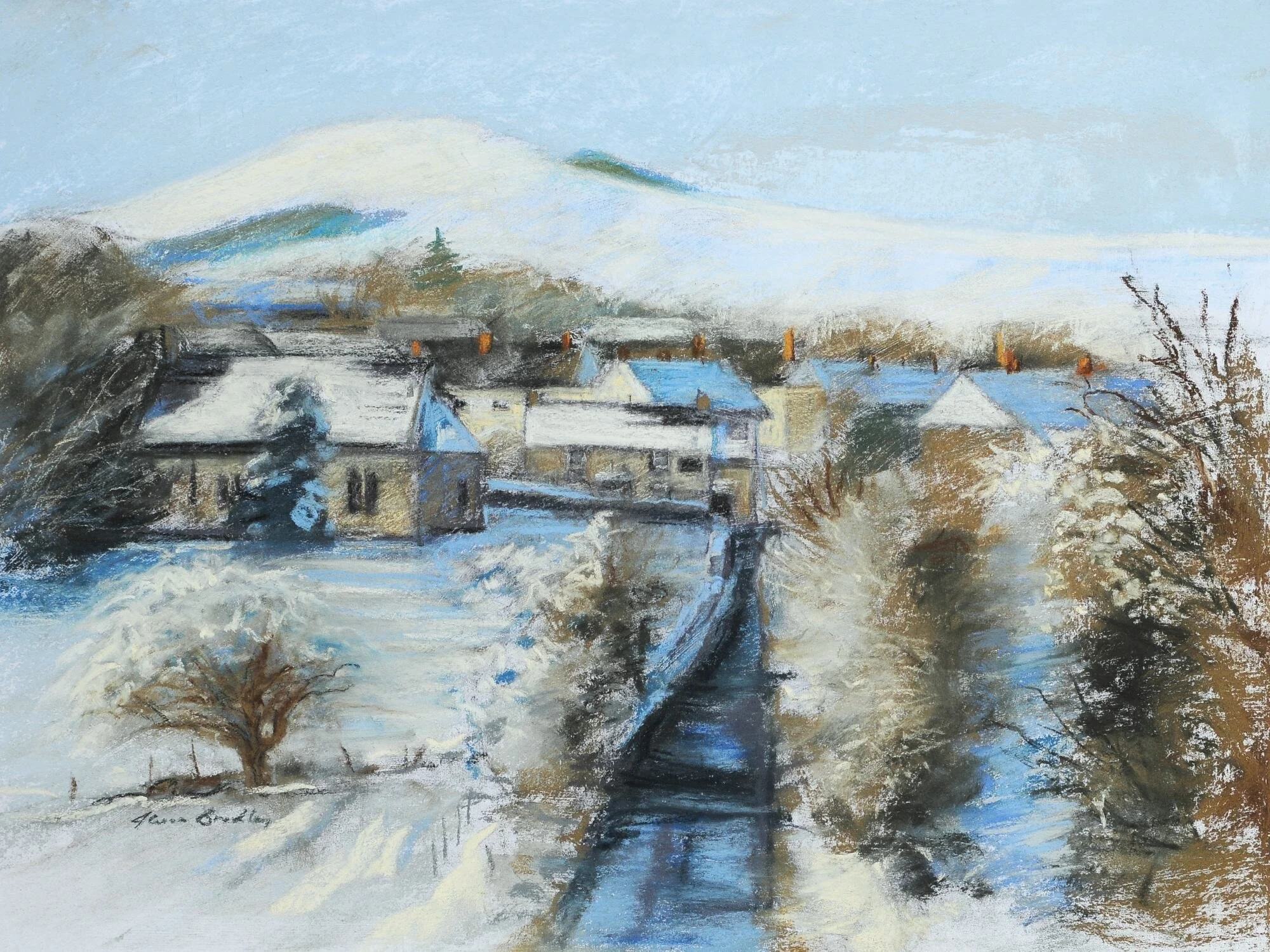 Winter Light, Eryrys — Alison Bradley Gallery