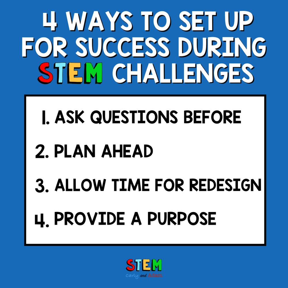 4 Ways to Set Students Up for Success During a STEM Challenge — Carly ...