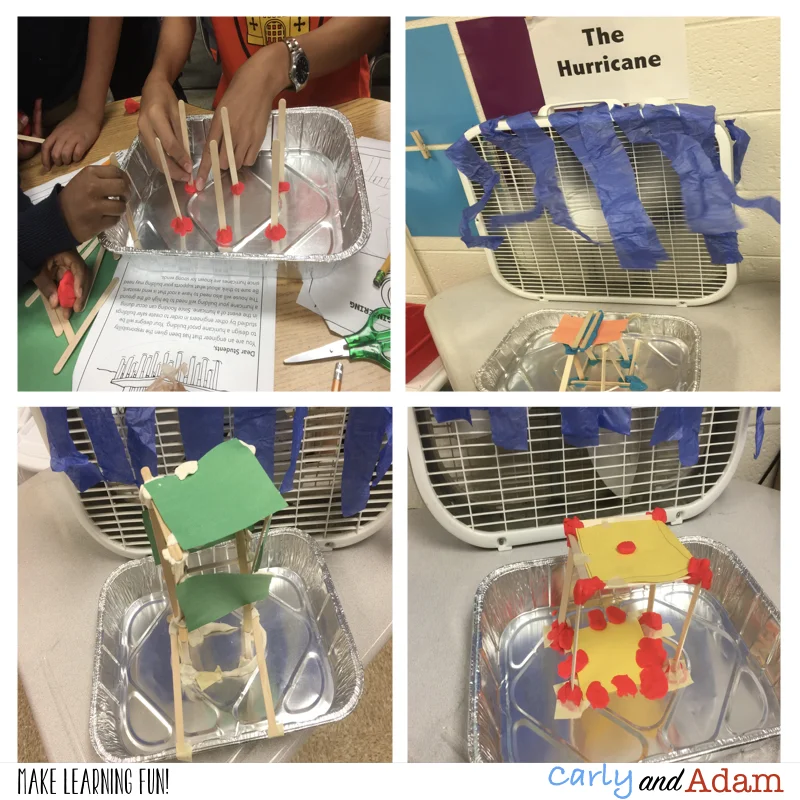 Hurricane STEM Challenge — Carly and Adam