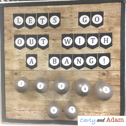 End of the Year Balloon Pop Countdown {FREEBIE} — Carly and Adam