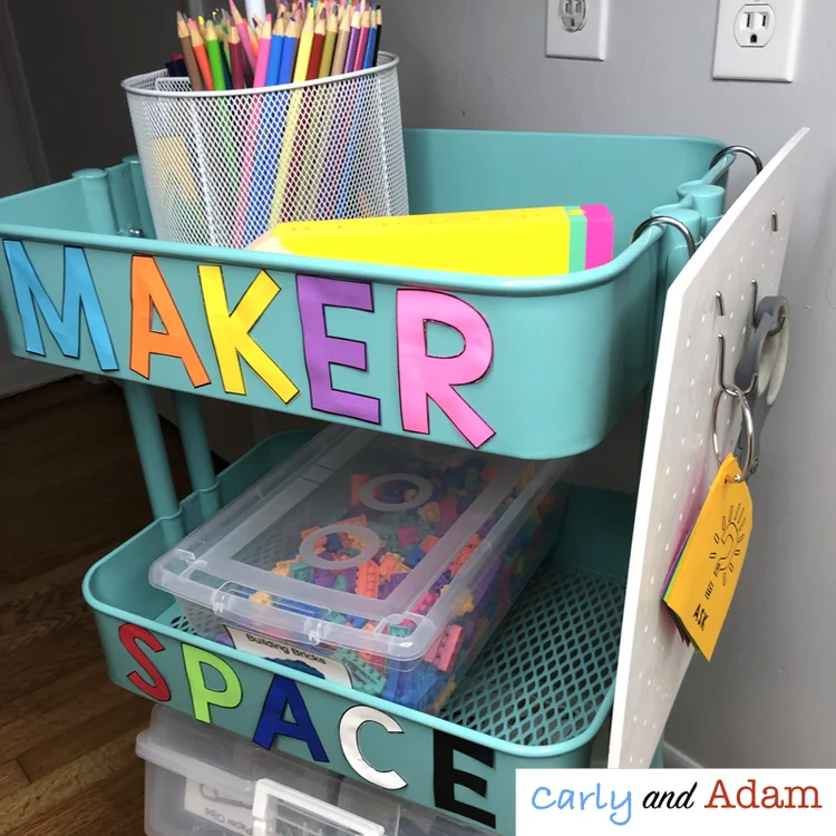 How to Set up a Makerspace Cart — Carly and Adam