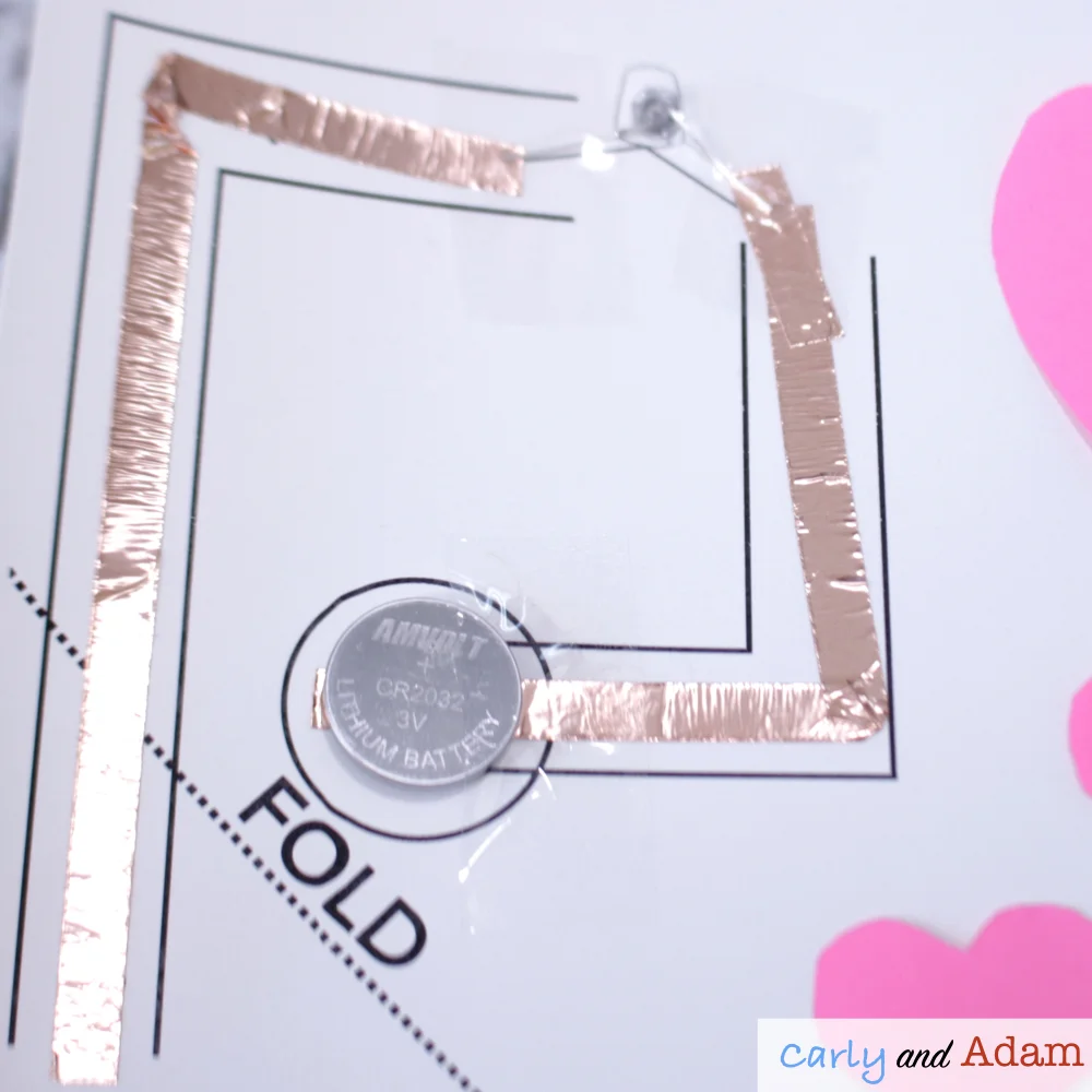 Make a Valentine's Day Paper Circuit Card — Carly and Adam