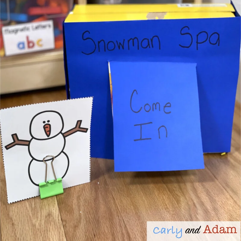 Snowman Read Alouds and STEM Challenges — Carly and Adam