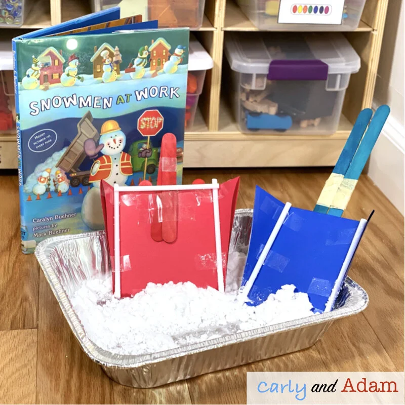 Snowman Read Alouds and STEM Challenges — Carly and Adam