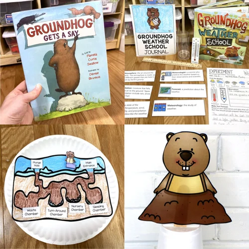 3 Groundhog Day STEM Activities for Kids with Weather Science, Light ...