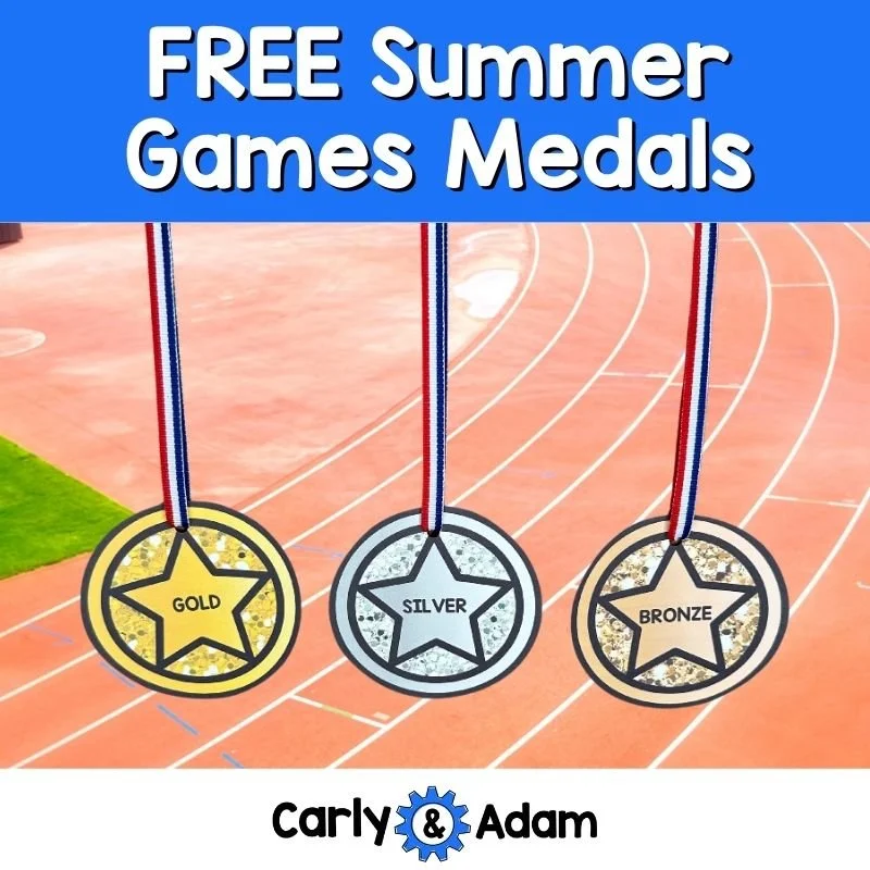 FREE Paris Summer Olympics 2024 Medals — Carly and Adam