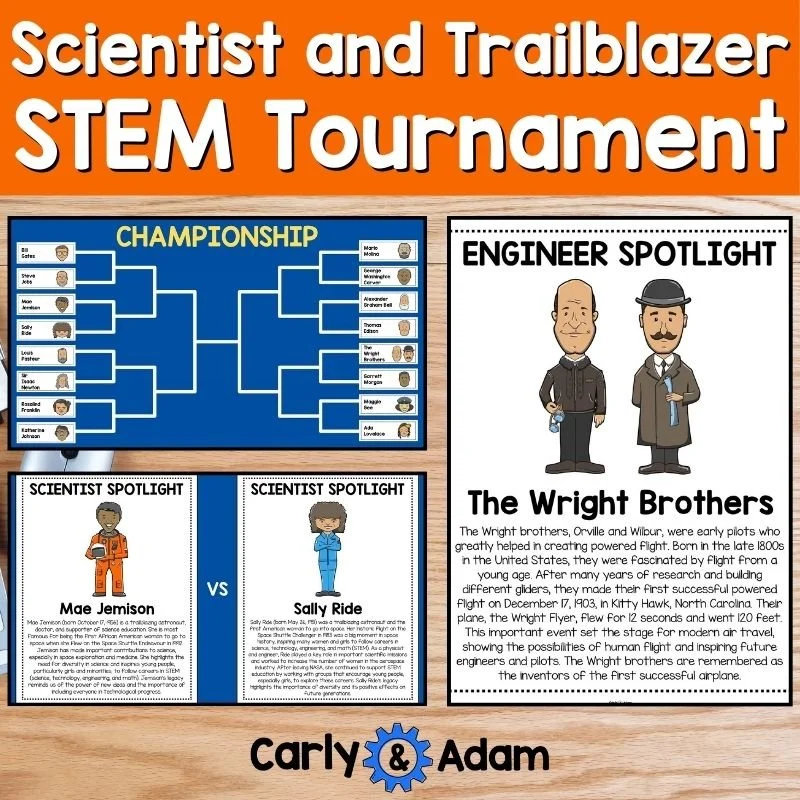 STEM Spotlight March Madness Style Tournament for Kids — Carly and Adam