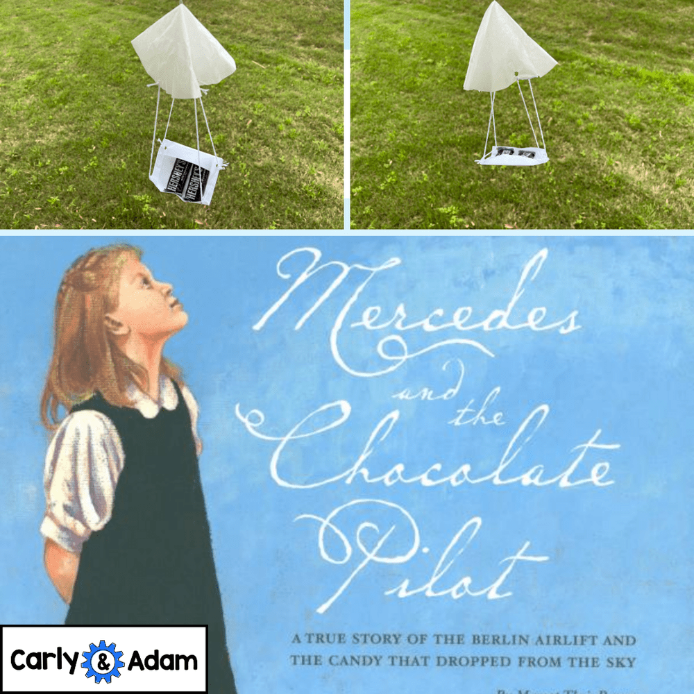 Mercedes and the Chocolate Pilot Read Aloud STEM Challenge — Carly and Adam