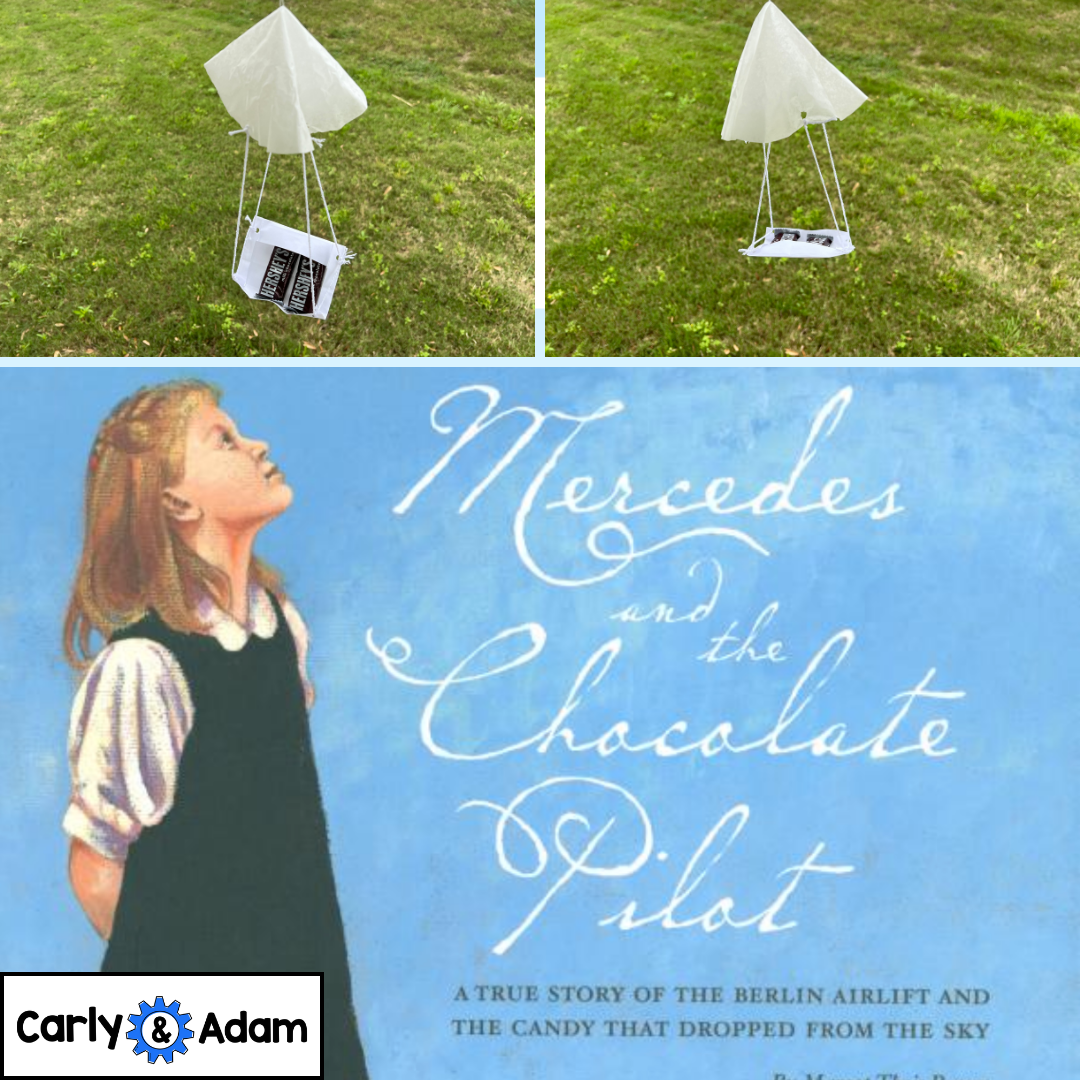 Mercedes and the Chocolate Pilot Read Aloud STEM Challenge — Carly and Adam