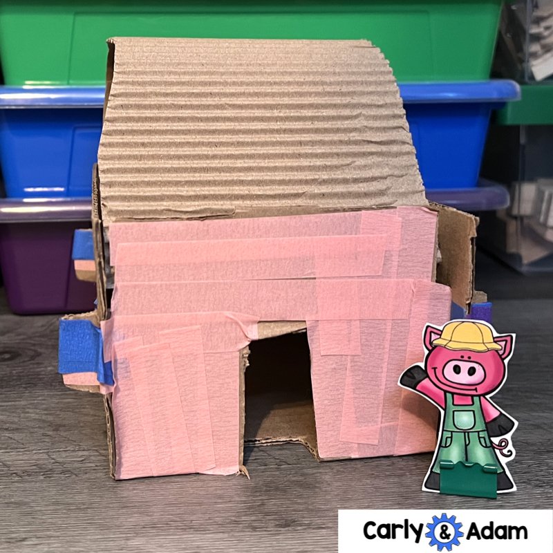 The Three Little Pigs STEM Activities and Challenges — Carly and Adam