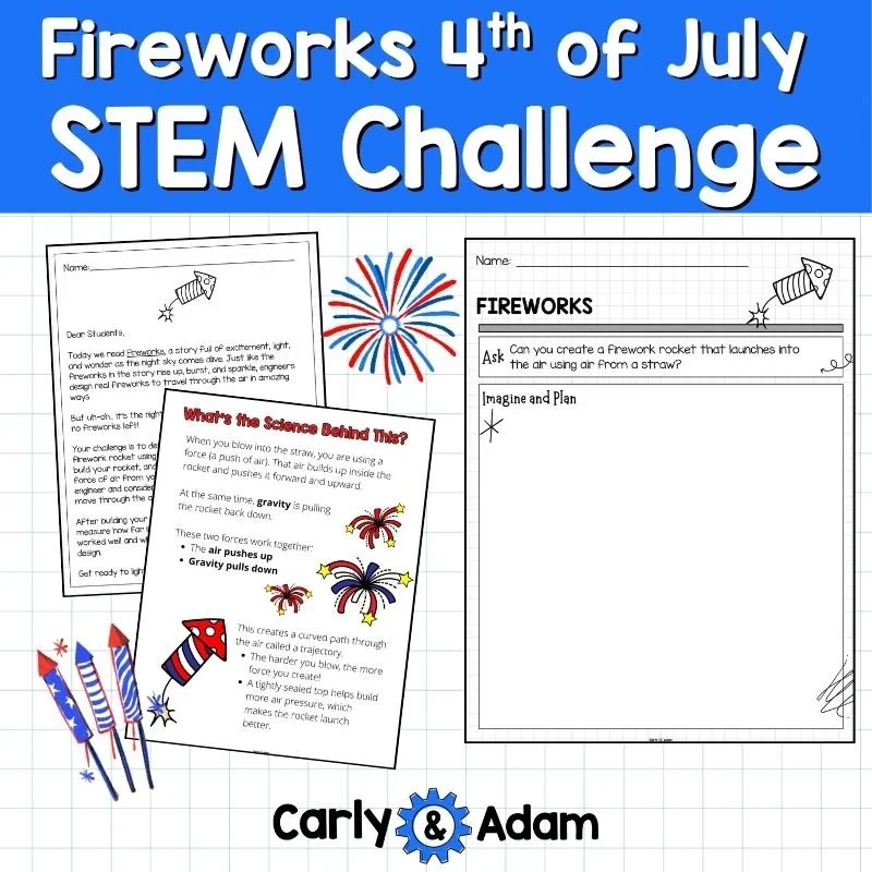 America's 250th Birthday STEM Challenge for Kids Air-Powered Fireworks ...