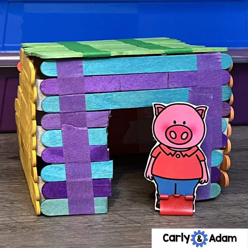 The Three Little Pigs STEM Activities and Challenges — Carly and Adam