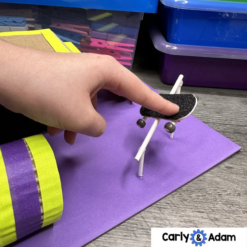 Skateboard STEM Challenge — Carly and Adam