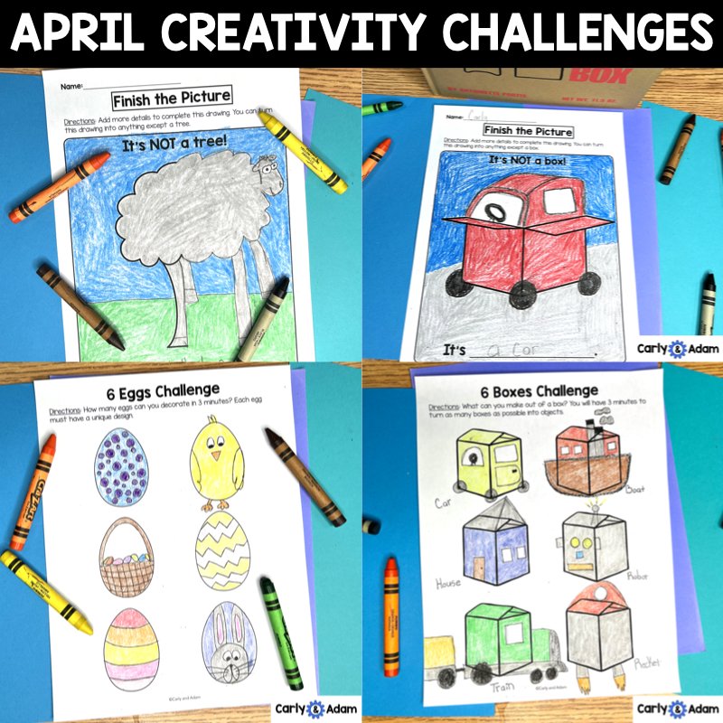 15 Minute Spring Creativity Activities — Carly and Adam