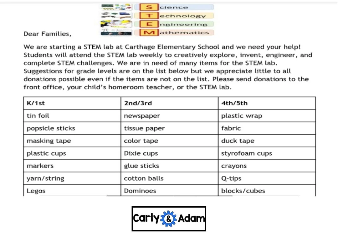 Elementary STEM Classroom Organization Tips and Tricks — Carly and Adam