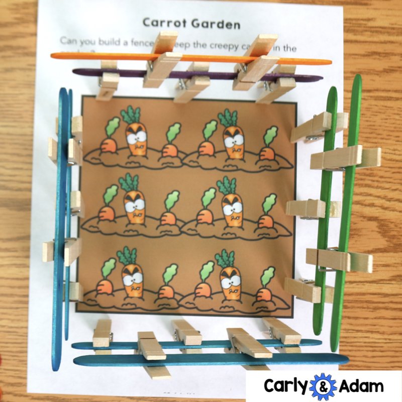 Creepy Carrots STEM Challenge — Carly and Adam