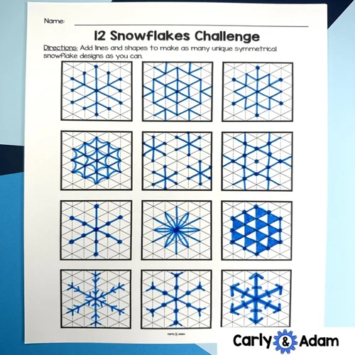 Snowflake Bentley STEM Activity (Build a Snowflake) — Carly and Adam