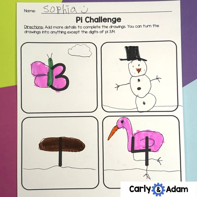 Pi Day Activities and STEM Challenges — Carly and Adam