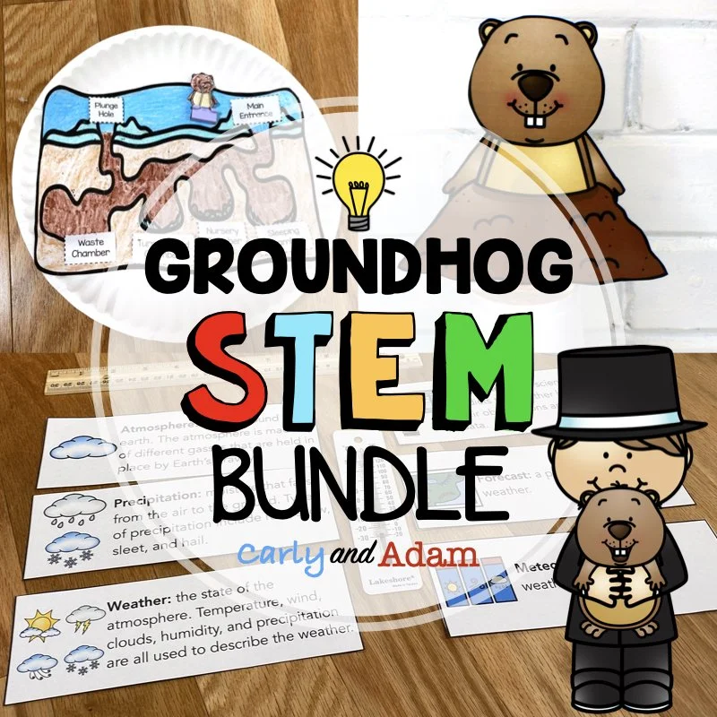 6 Books and STEM Challenges to Teach About Groundhog Day — Carly and Adam