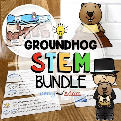 6 Books and STEM Challenges to Teach About Groundhog Day — Carly and Adam