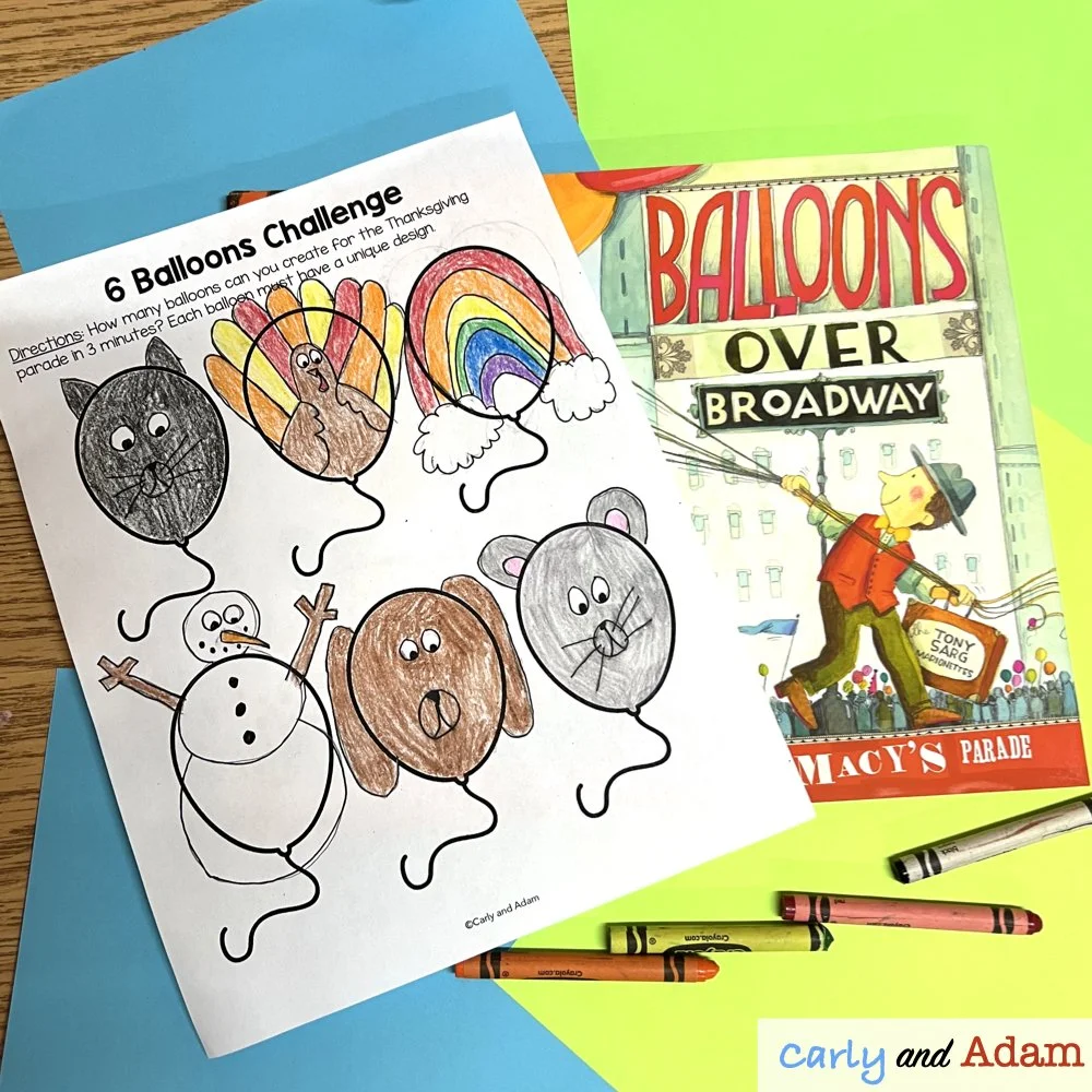 Balloons Over Broadway Thanksgiving STEM Challenge — Carly and Adam