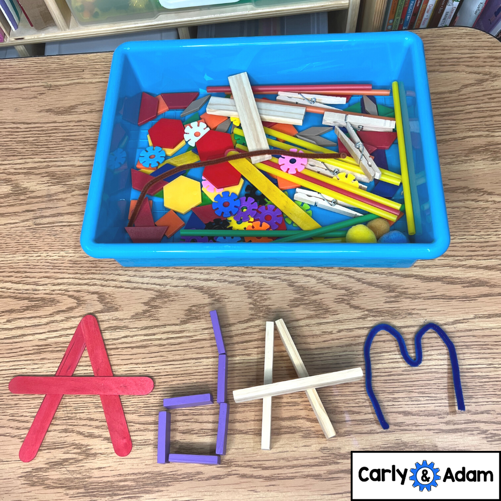 The Best First Day of School STEM Challenge (Name Tag Challenge ...