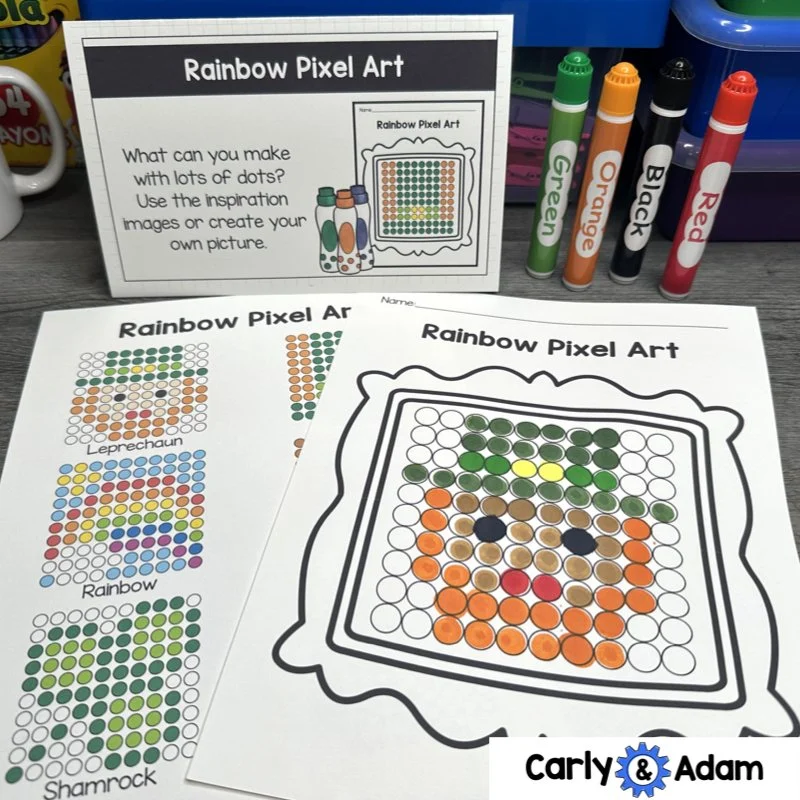 St. Patrick's Day STEM Centers — Carly and Adam