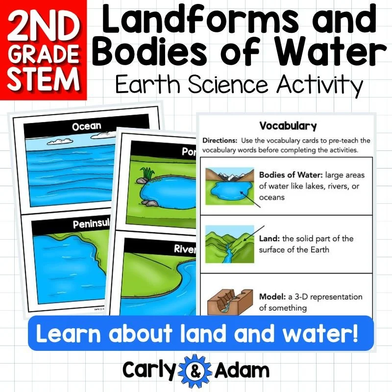 5 Tips for Teaching Landforms, Waterways, and Bodies of Water — Carly ...
