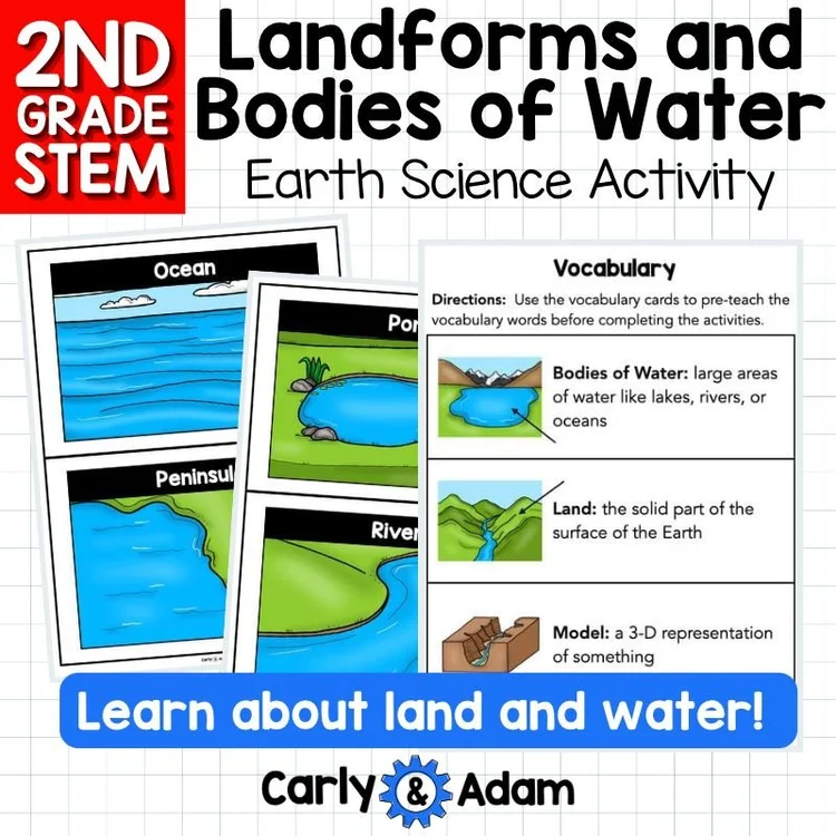 5 Tips for Teaching Landforms, Waterways, and Bodies of Water — Carly ...