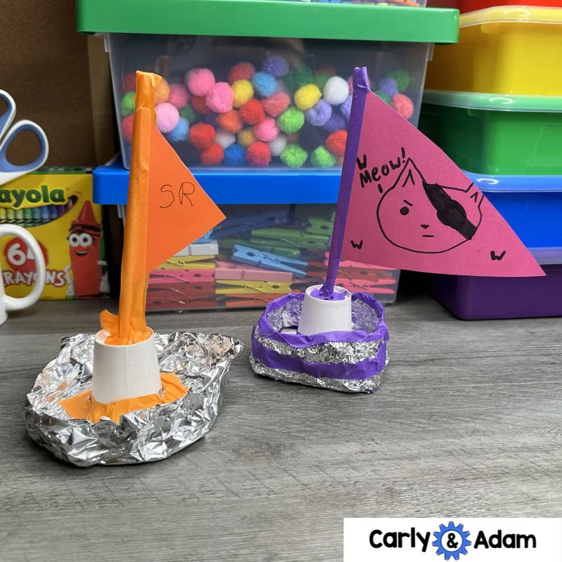 Sailing STEM Challenge (Wind-Powered Sailboat Race) — Carly and Adam