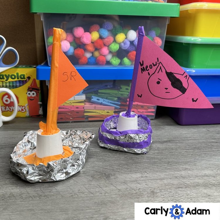 Sailing STEM Challenge (Wind-Powered Sailboat Race) — Carly and Adam