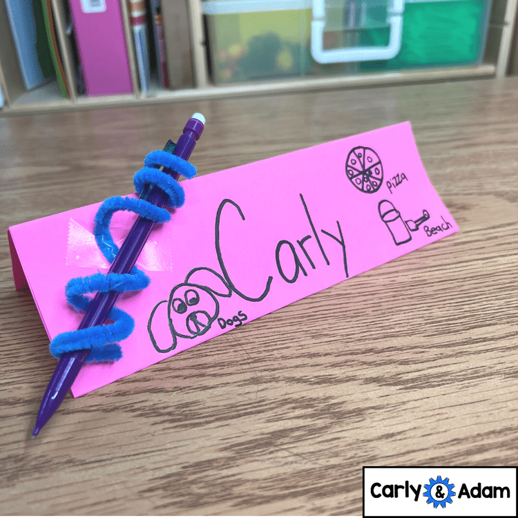 The Best First Day of School STEM Challenge (Name Tag Challenge ...