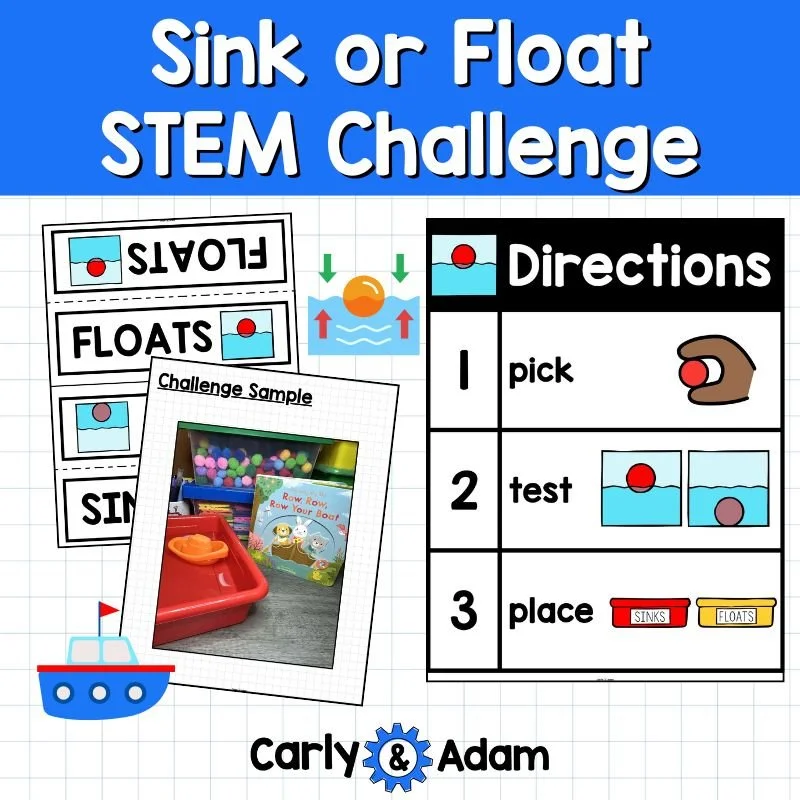 Sink or Float STEM Challenge — Carly and Adam