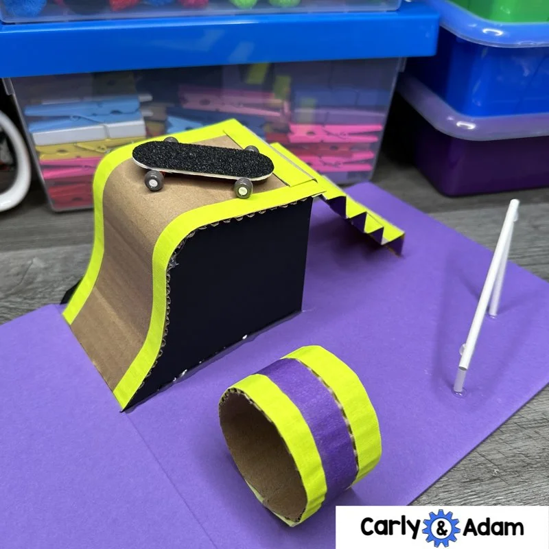 Skateboard STEM Challenge — Carly and Adam