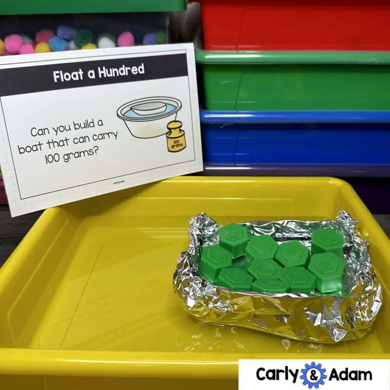 100th Day of School STEM Centers — Carly and Adam