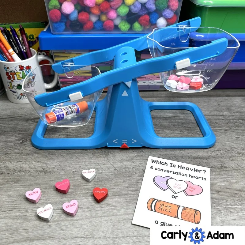 Valentine's Day STEM Centers — Carly and Adam
