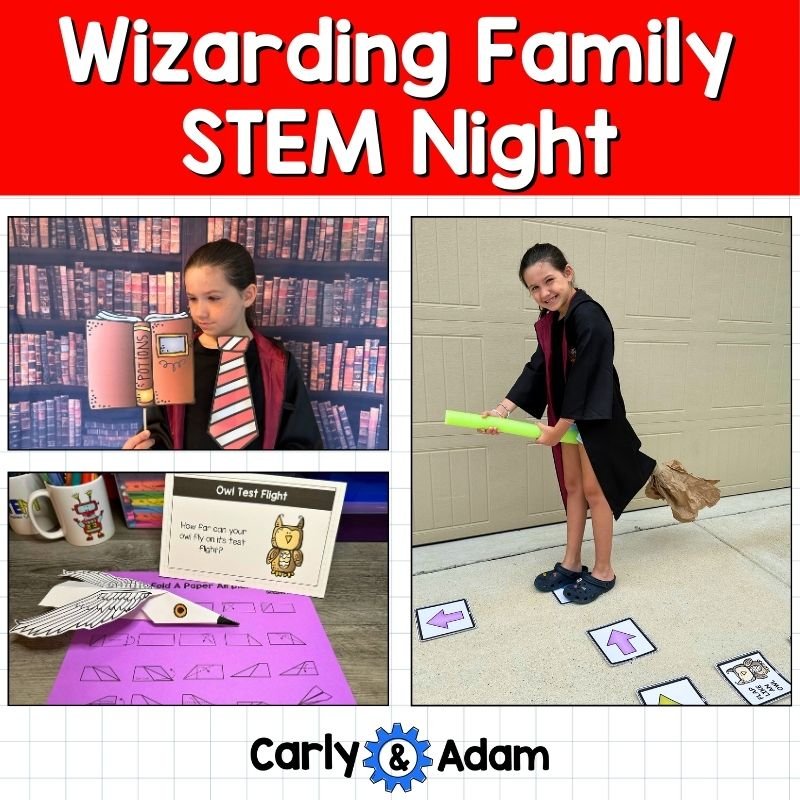 FREE Family STEM Night Planning Guide — Carly and Adam