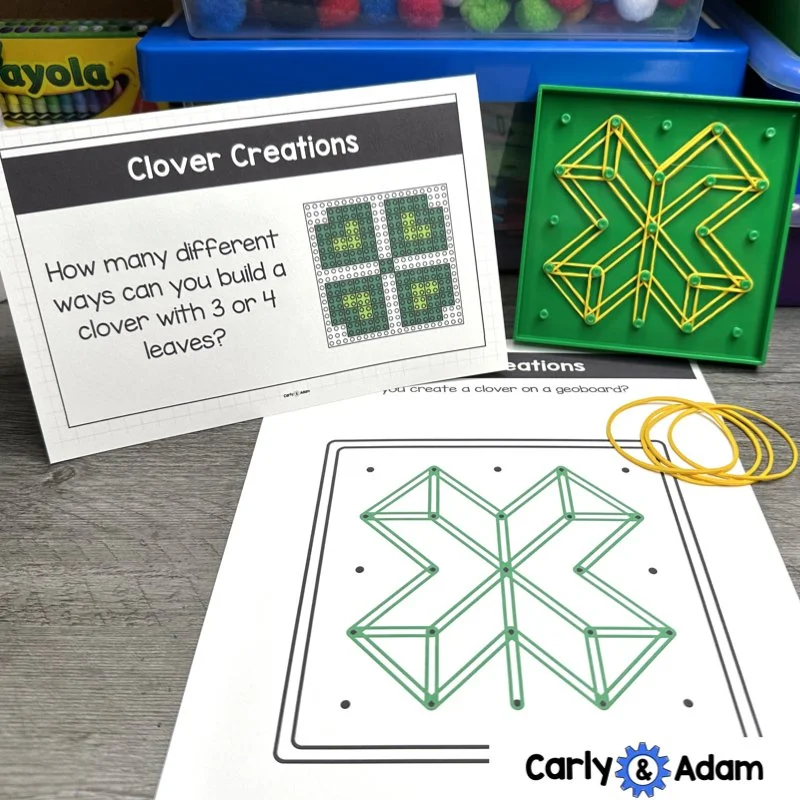 St. Patrick's Day STEM Centers — Carly and Adam