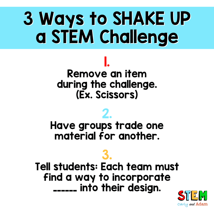 4 Ways to Differentiate a STEM Challenge — Carly and Adam
