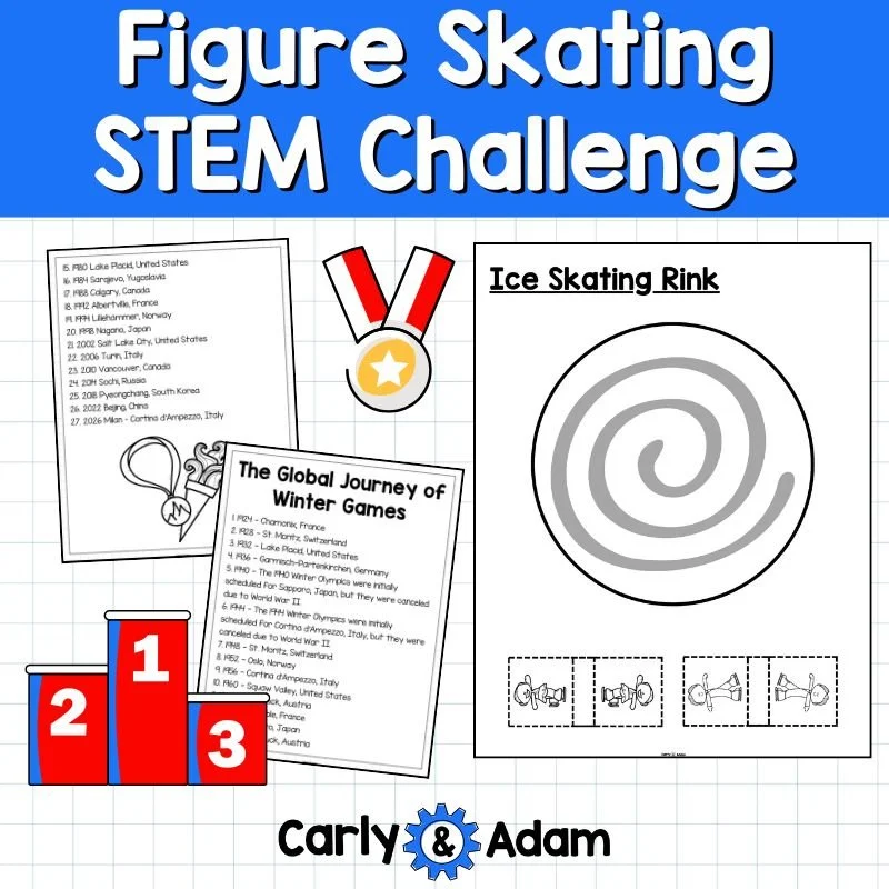 Winter Olympics Figure Skating STEM Activity for Kids — Carly and Adam