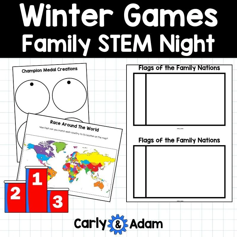 Winter Games Family STEM Night — Carly and Adam