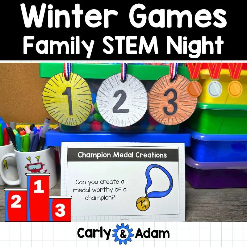 Winter Games Family STEM Night — Carly and Adam