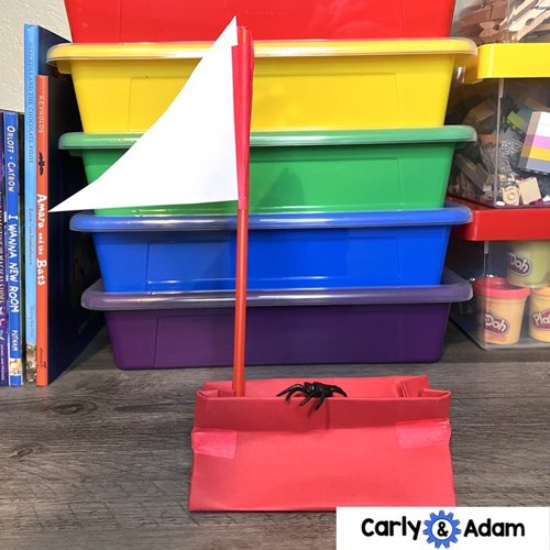 Itsy Bitsy Spider STEM Challenge — Carly and Adam