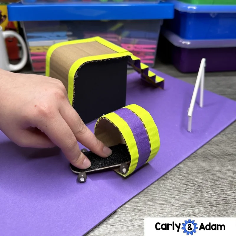 Skateboard STEM Challenge — Carly and Adam