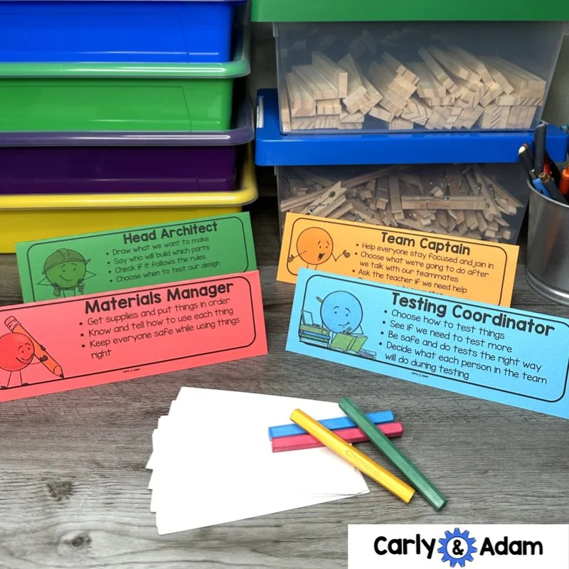 Back to School Team Building STEM Challenge with Group Roles — Carly ...