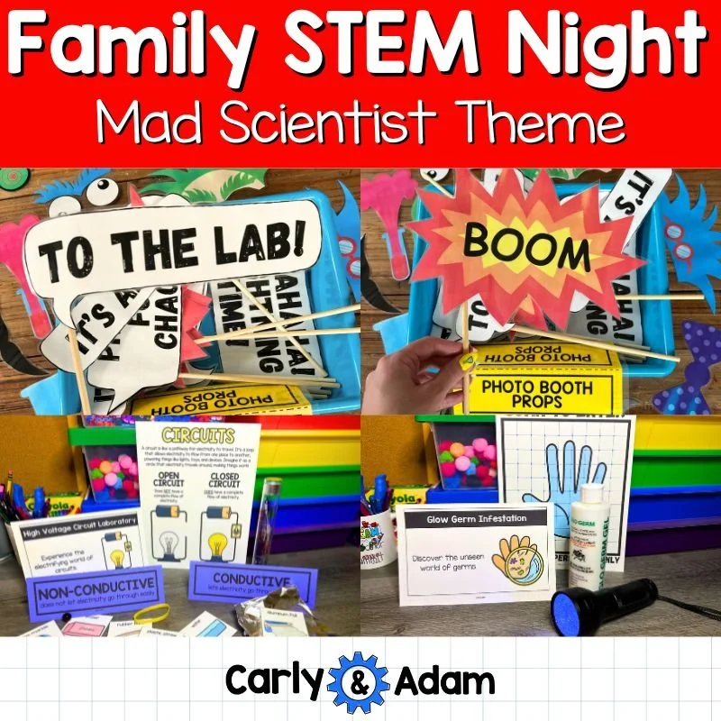 FREE Family STEM Night Planning Guide — Carly and Adam
