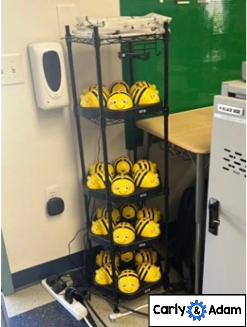 4 Robot Storage Hacks for the Classroom — Carly and Adam