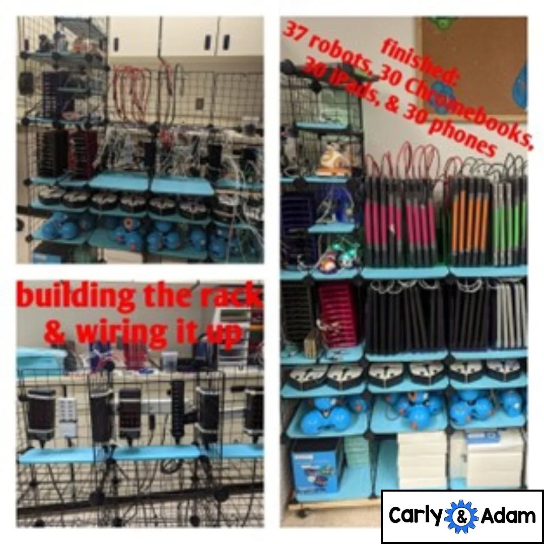 4 Robot Storage Hacks for the Classroom — Carly and Adam