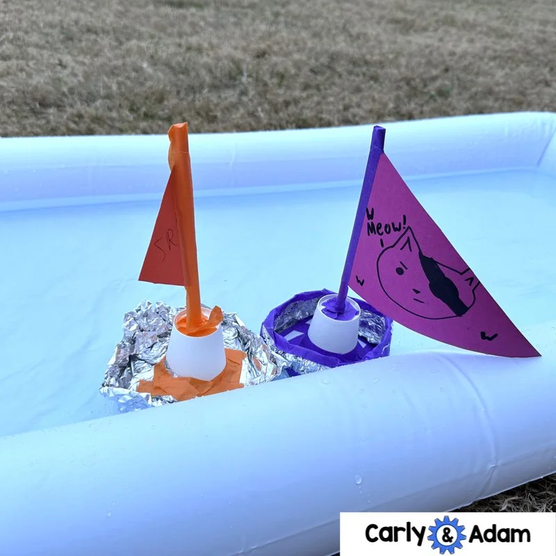 Sailing STEM Challenge (Wind-Powered Sailboat Race) — Carly and Adam