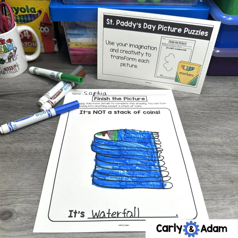 St. Patrick's Day STEM Centers — Carly and Adam